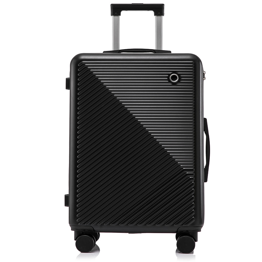 Set troler cabina cu geanta cosmetice, Quasar & Co.®, cifru TSA, 4 roti ...