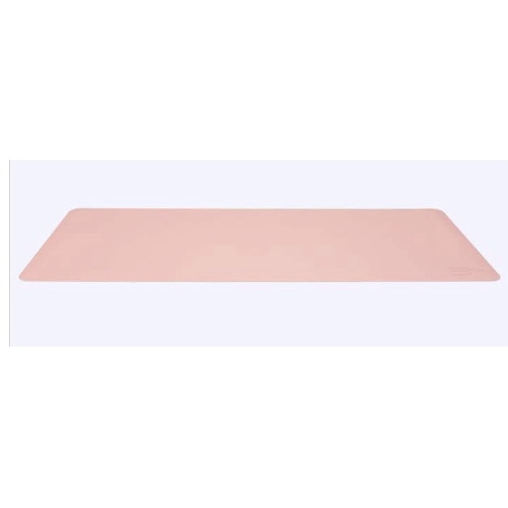 Mouse Pad pentru birou din piele ecologica, 90 x 45 cm, Roz/Argintiu ...