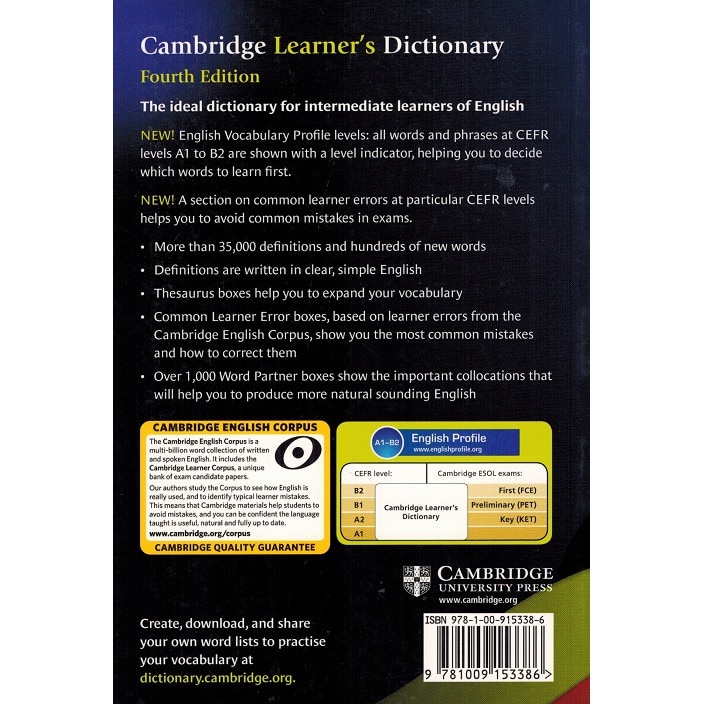 Cambridge Learner's Dictionary autor Cambridge Univ Pr - eMAG.ro