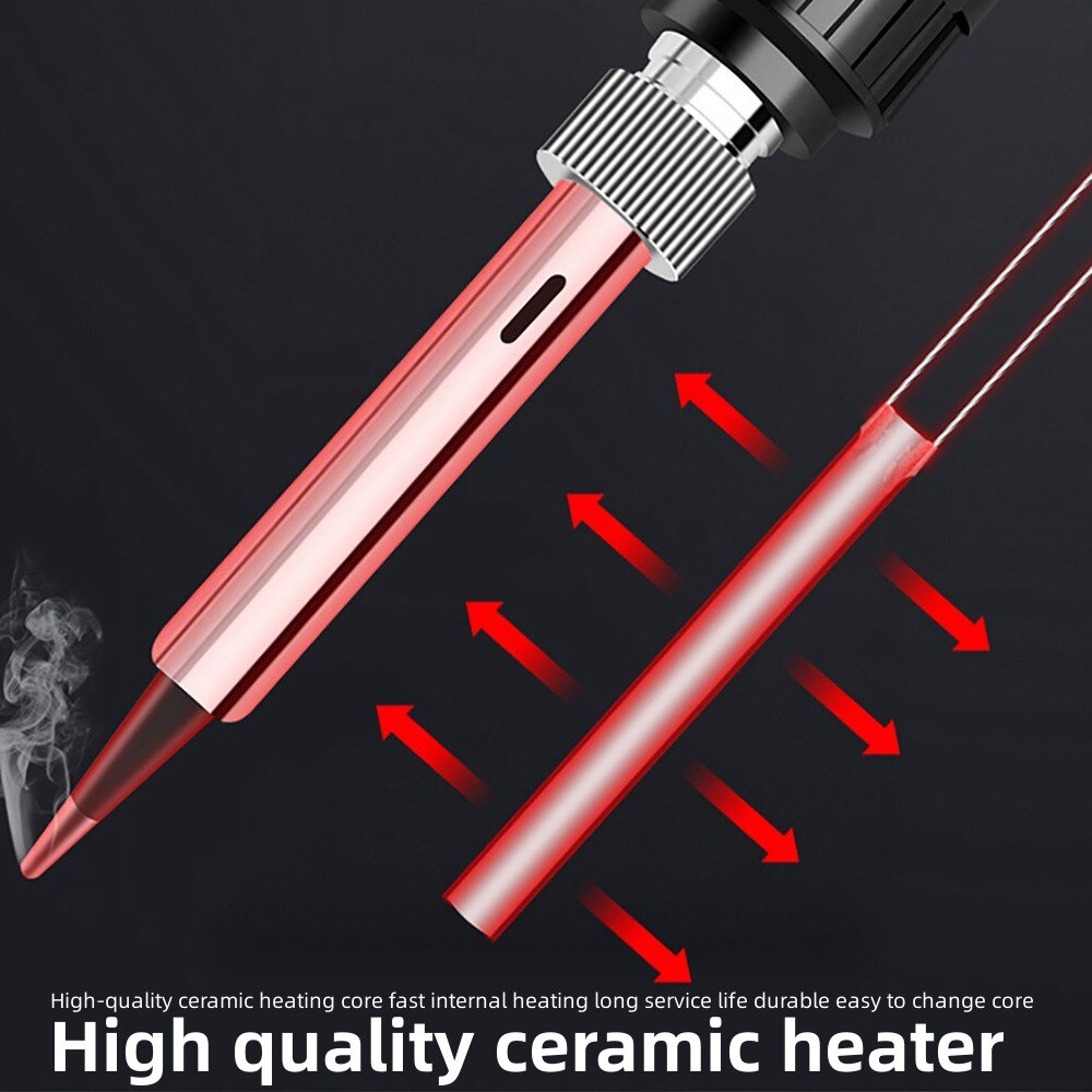 Kit profesional pentru lipit si cositorit, BOMSTOM, 80W, ecran digital ...