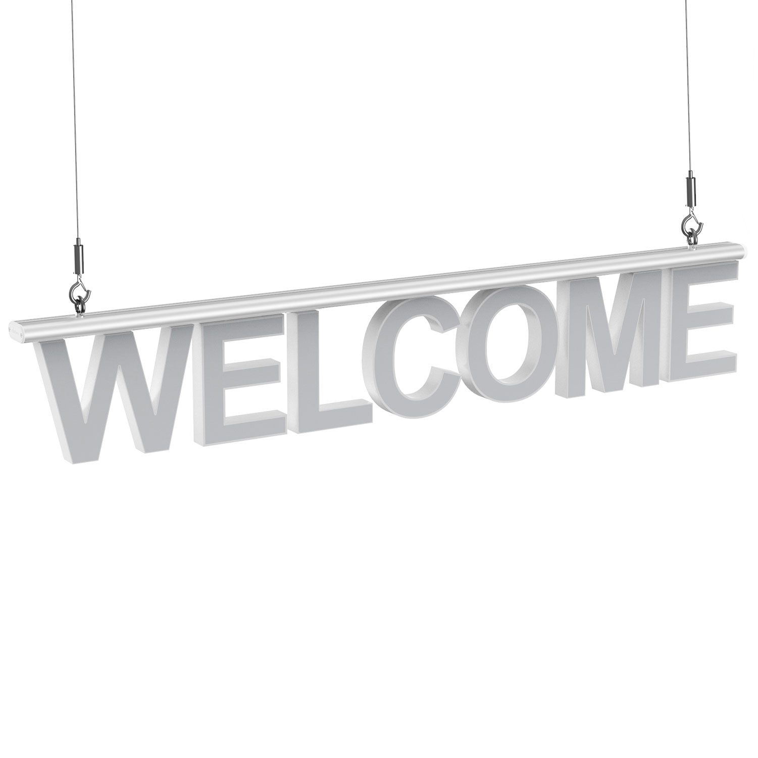 Litera LED, abcMIX glisabila E mare, seria track, profil Al, 150mm ...