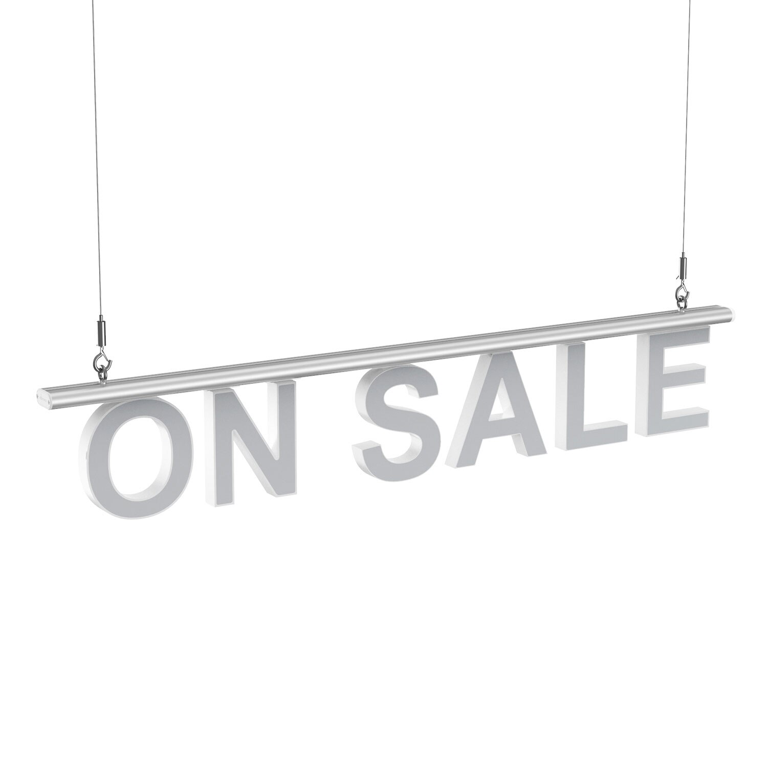 Litera LED, abcMIX glisabila N mare, seria track, profil Al, 150mm ...