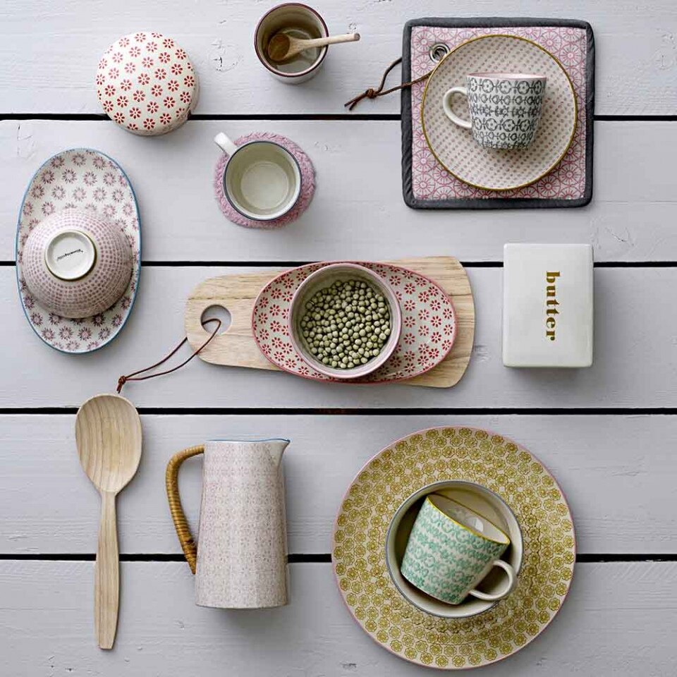 Carafa alba/roz din ceramica 800 ml Patrizia Bloomingville - eMAG.ro