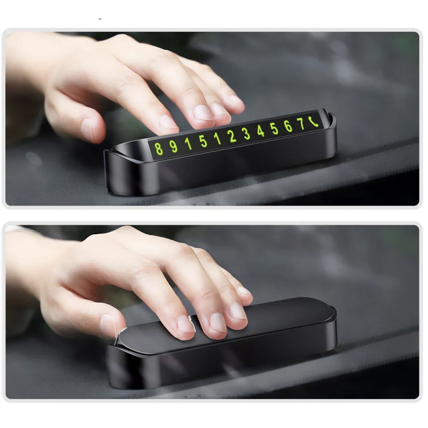 Suport Auto Pentru Numar de Telefon, Pentru Parcare, Cifre Magnetice ...