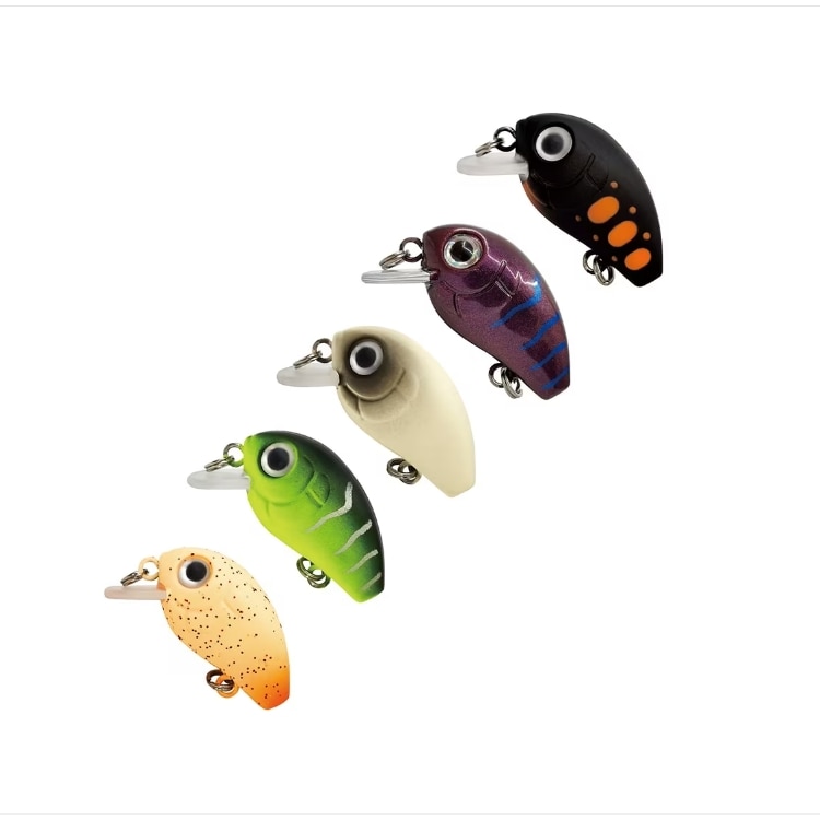 Set 5 voblere pescuit la clean, JENUOS®, 2 grame, 2.8 centimetri ...