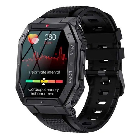Ceas smartwatch barbati Singlait S55, 1.85 inch, apel bluetooth HD ...
