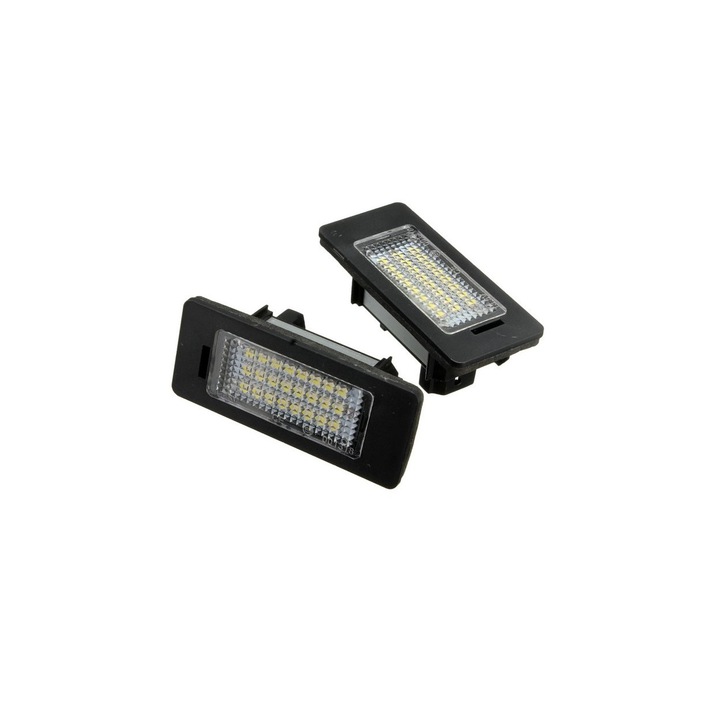 Set 2 lampi numar Ventoo®, LED canbus, fara eroare, compatibil cu BMW, E39, E60, E61, E90, E91 ...