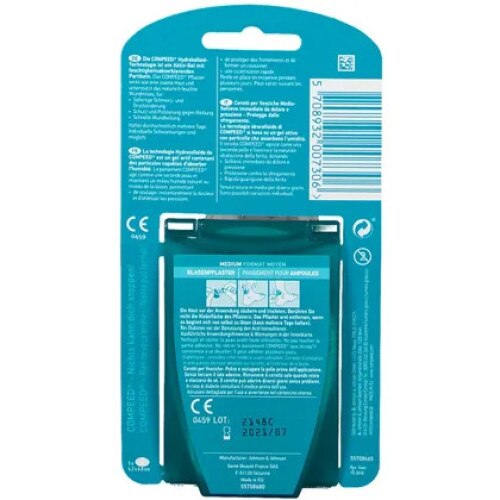 Plasture pentru basici calcai Compeed Blister Medium, Tehnologie ...