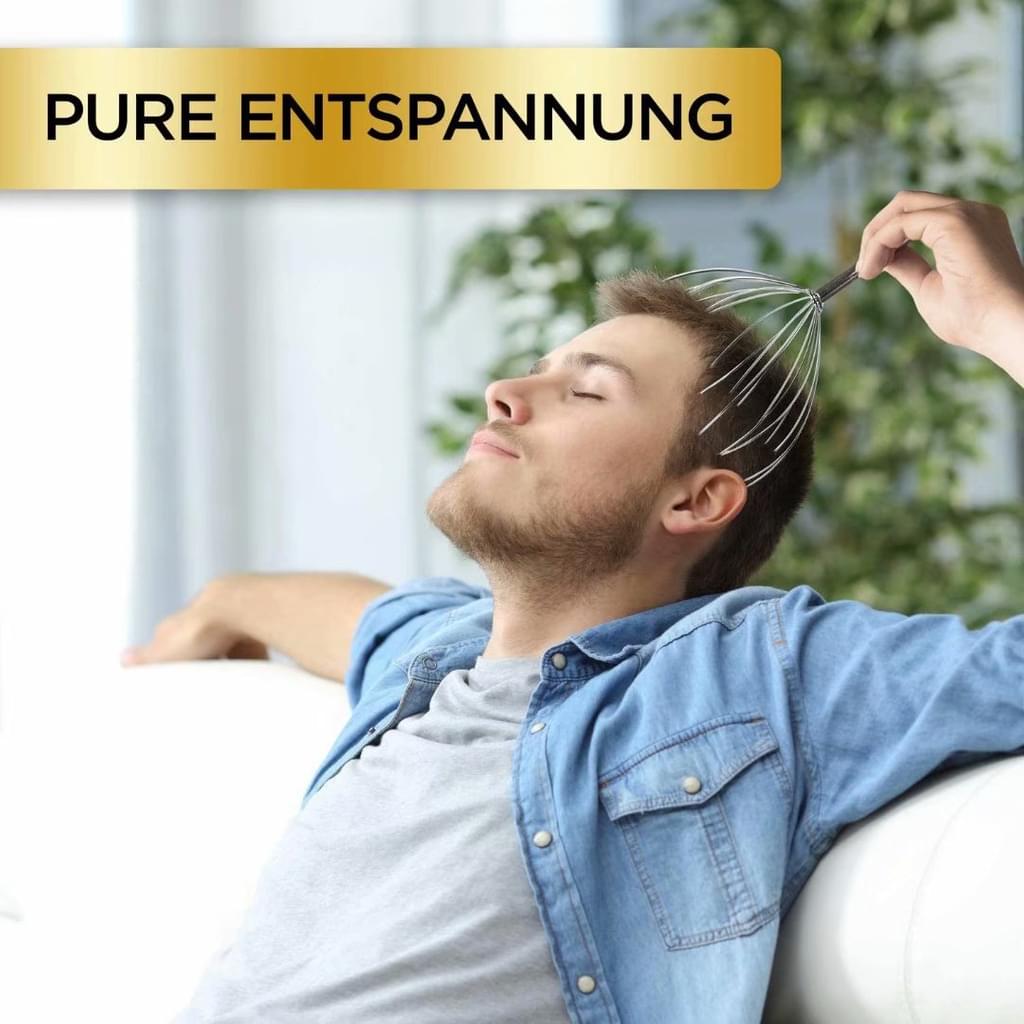 Masj pentru scalp, Metal, 10.5x10.5x24.2cm, Argintiu - eMAG.ro