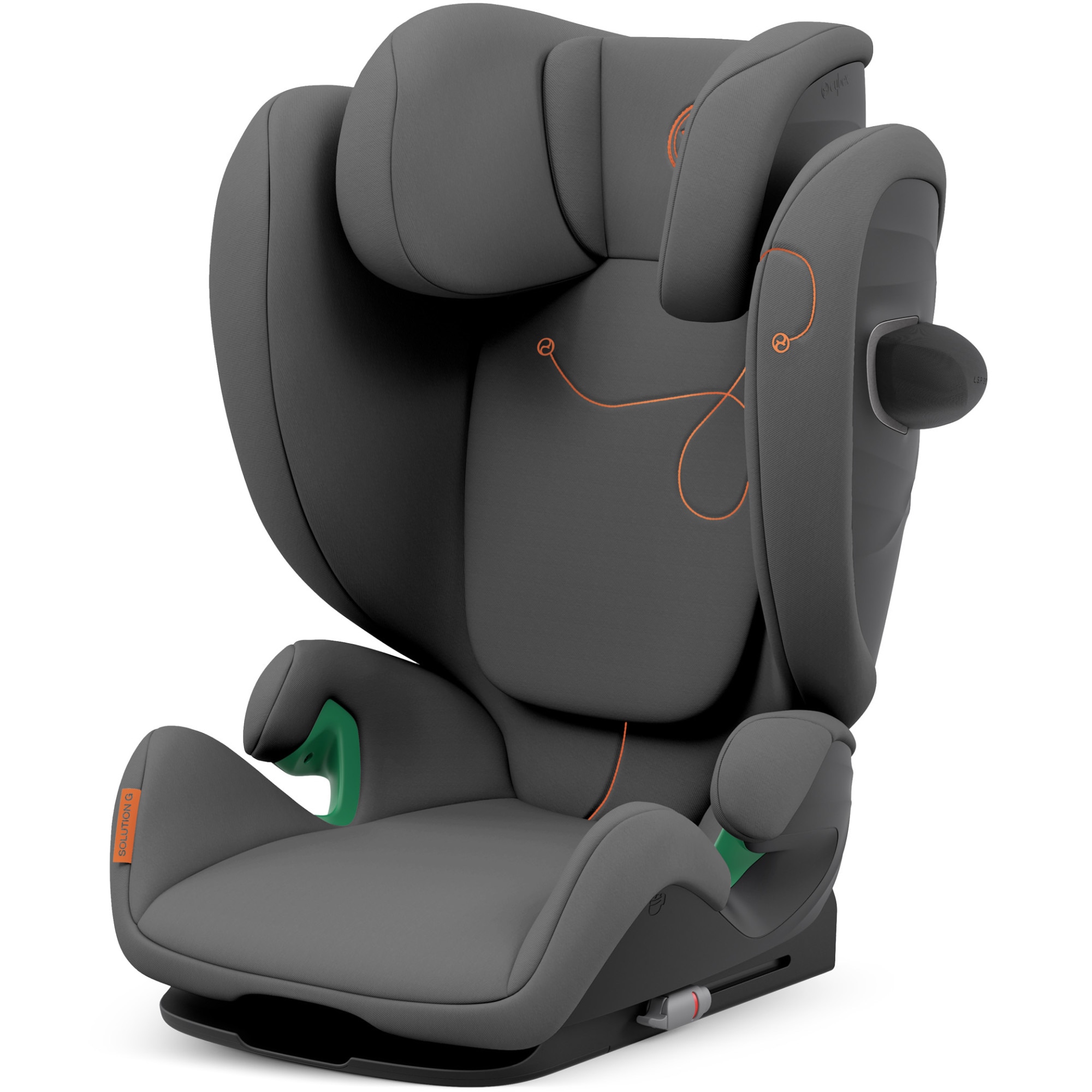 Scaun auto pentru copii Cybex Gold Solution G i-Fix Lava Grey, gri ...