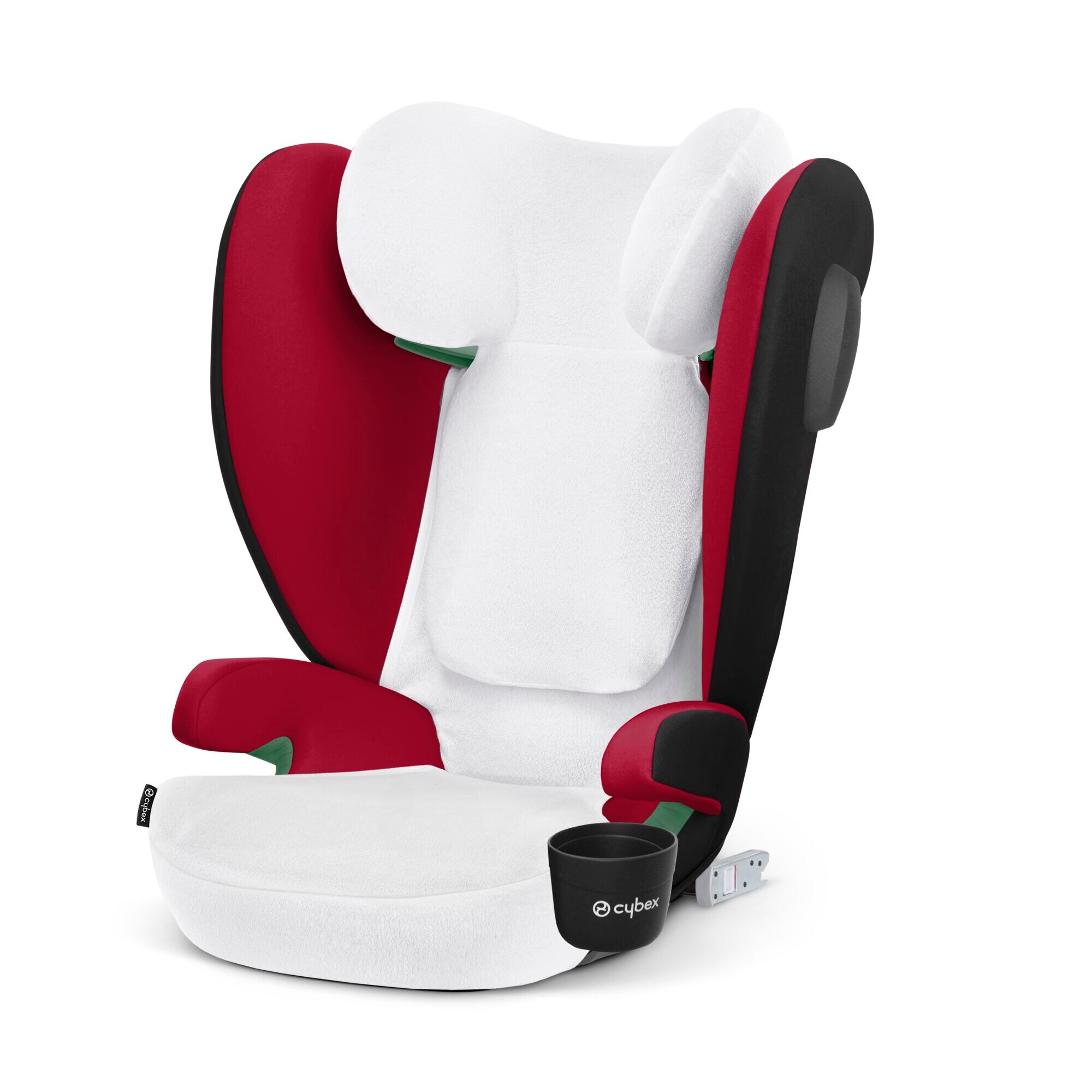 Scaun auto pentru copii Cybex Silver SOLUTION B4 I-FIX Dynamic Red ...