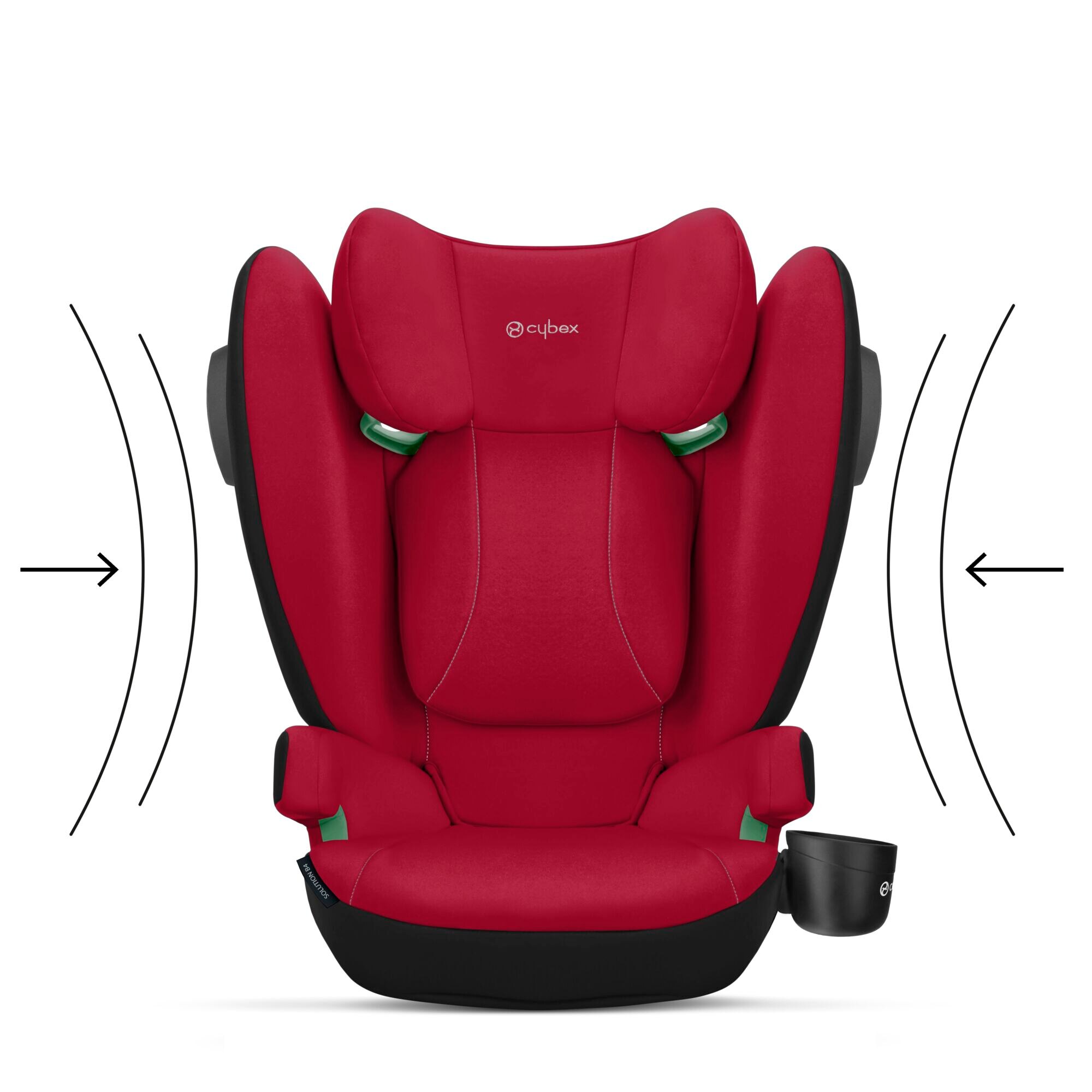 Scaun auto pentru copii Cybex Silver SOLUTION B4 I-FIX Dynamic Red ...