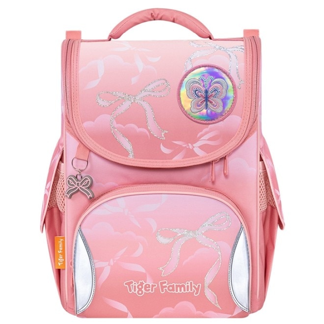 Ghiozdan Tiger Nature Quest Pro, 35 x 31 x 19 cm, Ribbon Sorbet - eMAG.ro