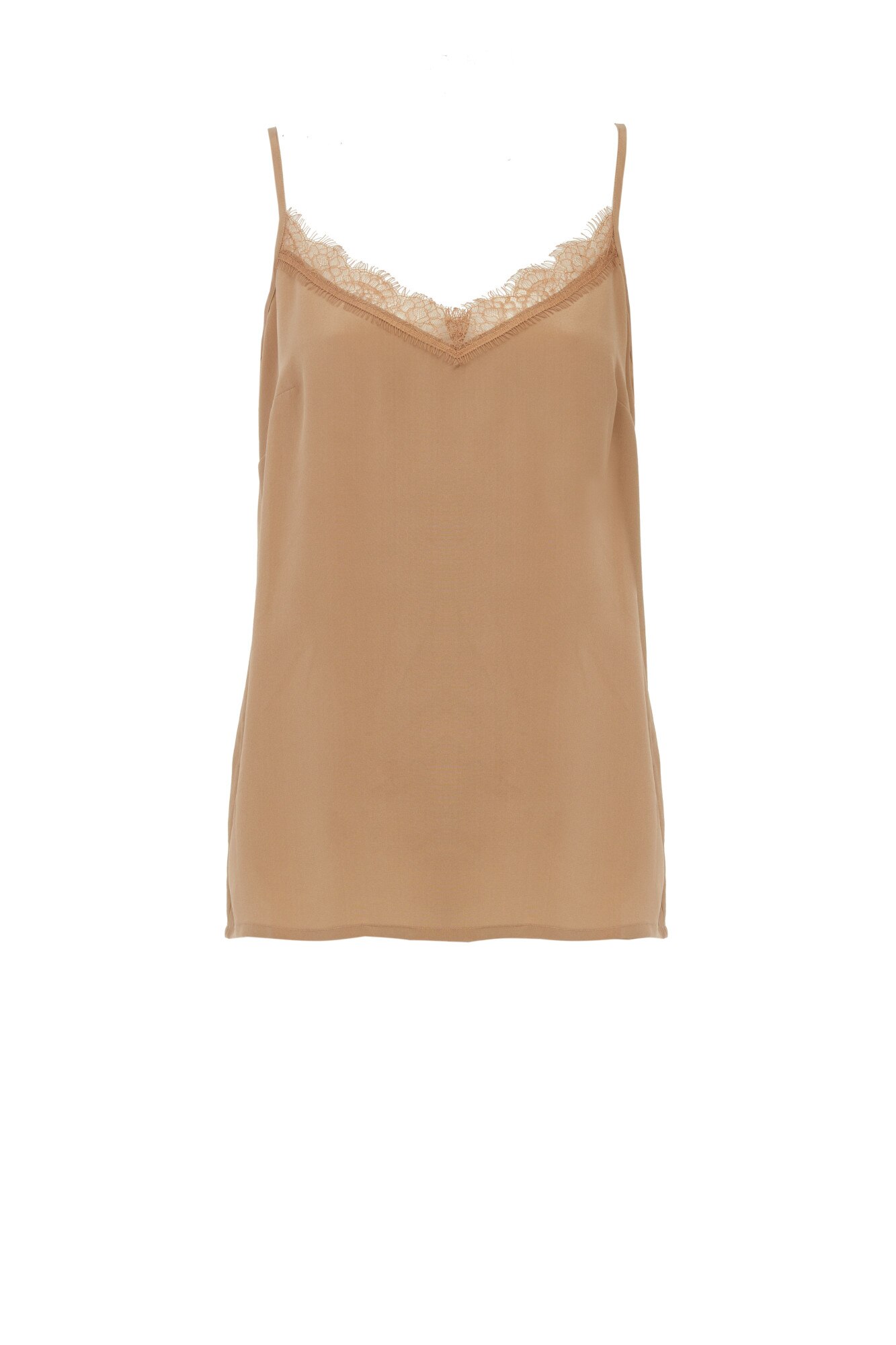 Maiou dama, Patrizia Aryton, Matase, Bej, 40 - eMAG.ro