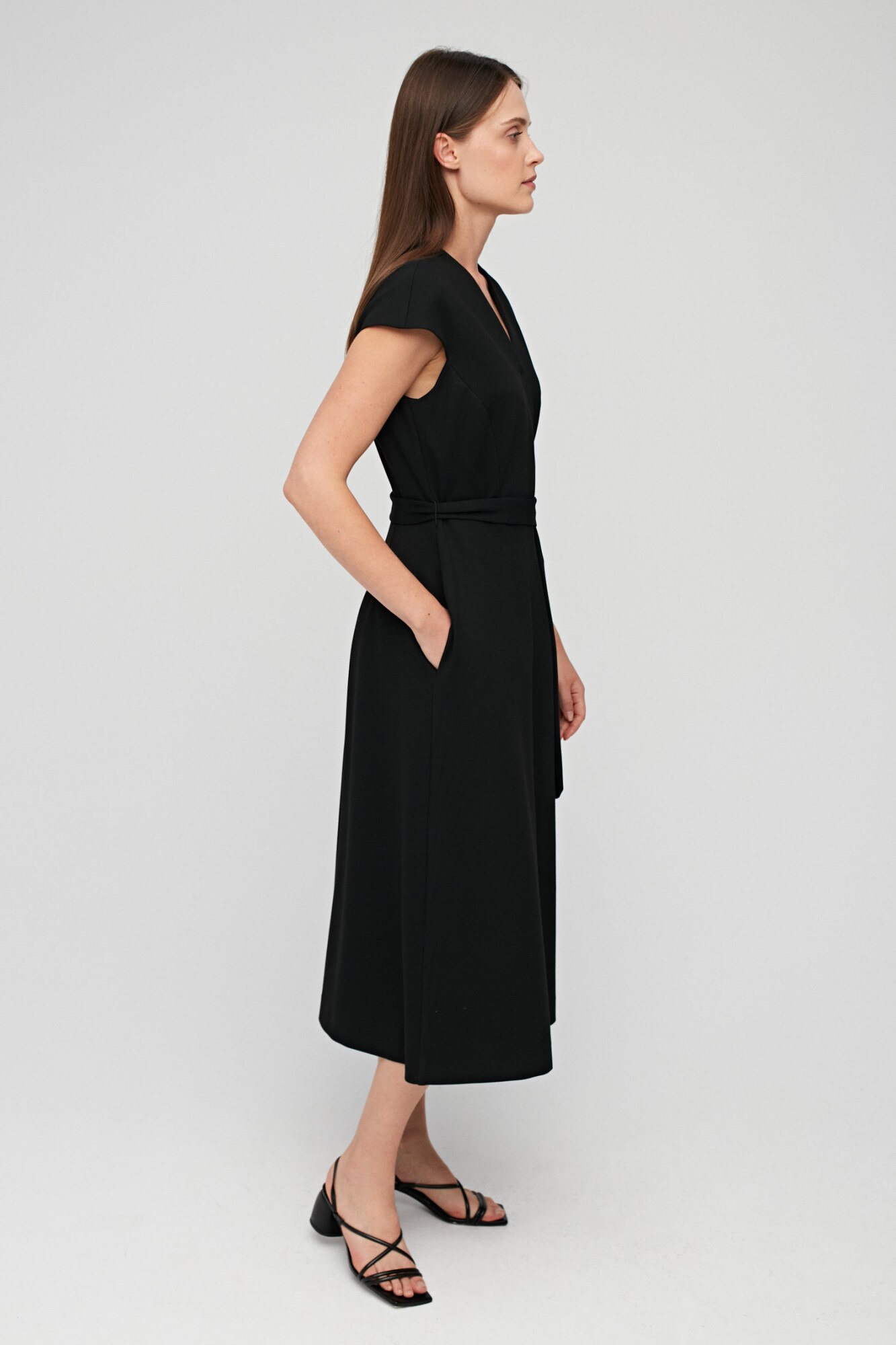 Rochie dama, Patrizia Aryton, Viscoza/Poliamida, Negru, 40EU - eMAG.ro