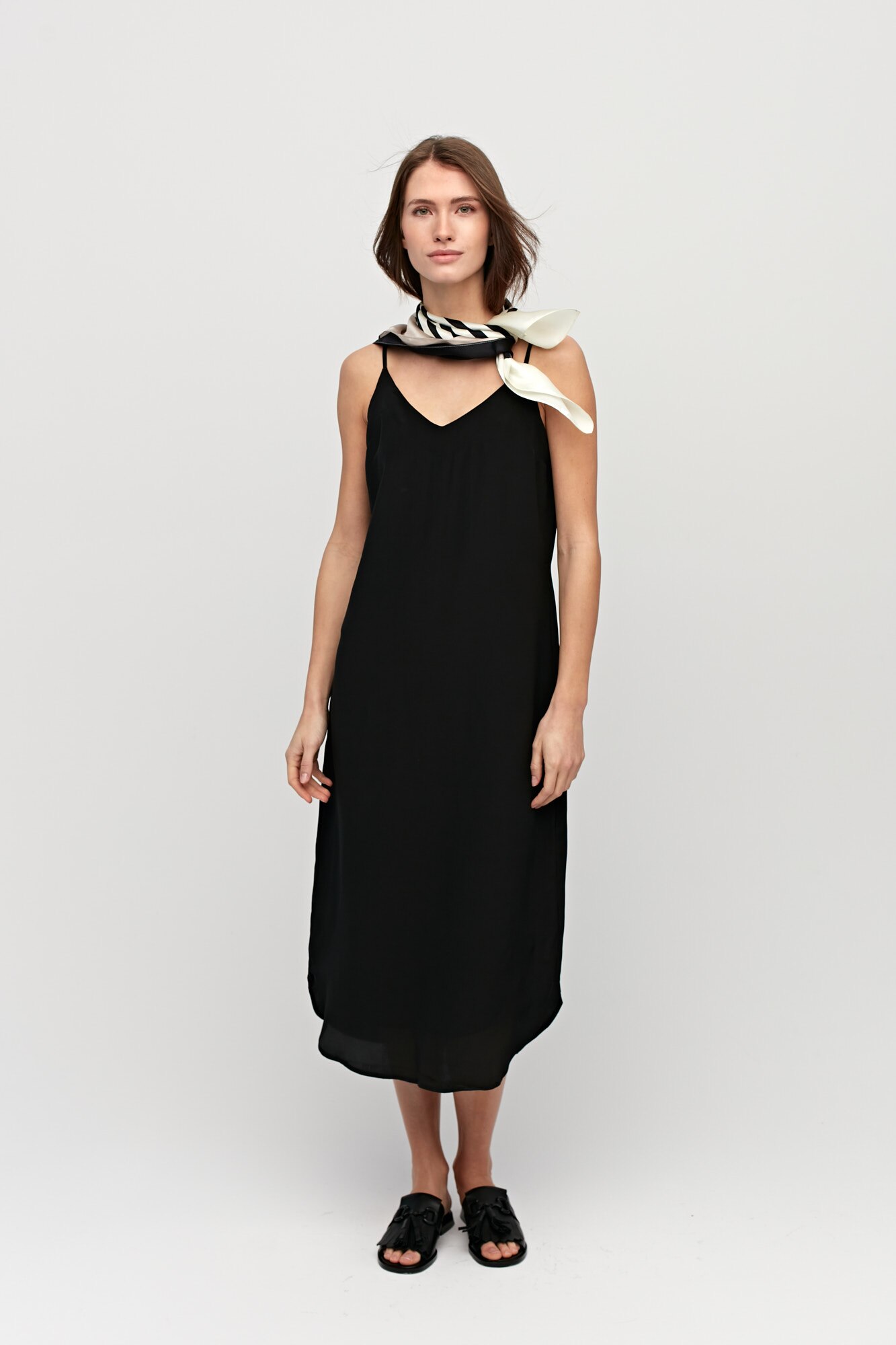 Rochie, Patrizia Aryton, Matase, Negru, 34 - eMAG.ro
