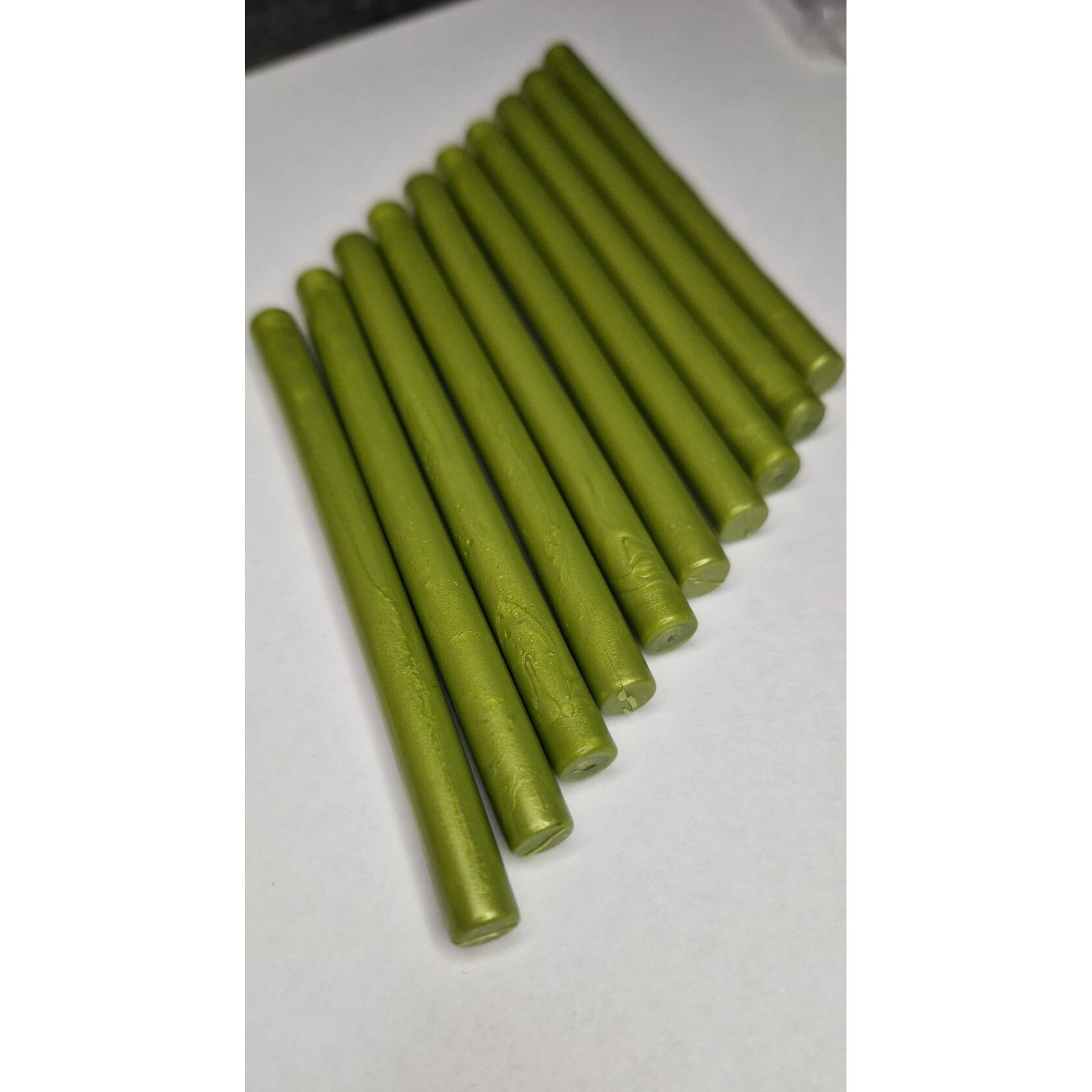 Baton de ceara Verde smarald pentru sigilii invitatie nunta botez - 0.7 ...