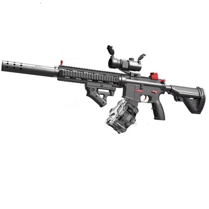 Pusca automata M416 cu mini gel si accesorii pentru copii, G640-AD ...