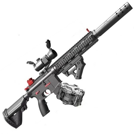 Pusca automata M416 cu mini gel si accesorii pentru copii, G640-AD ...