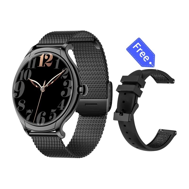 Часовник Smartwatch SolMi KM30, работещ с приложение Fit Cloud Pro, за ...