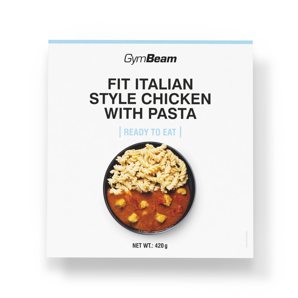 FIT Pui in stil italian cu paste Ready to eat, GymBeam, 420 g - eMAG.ro