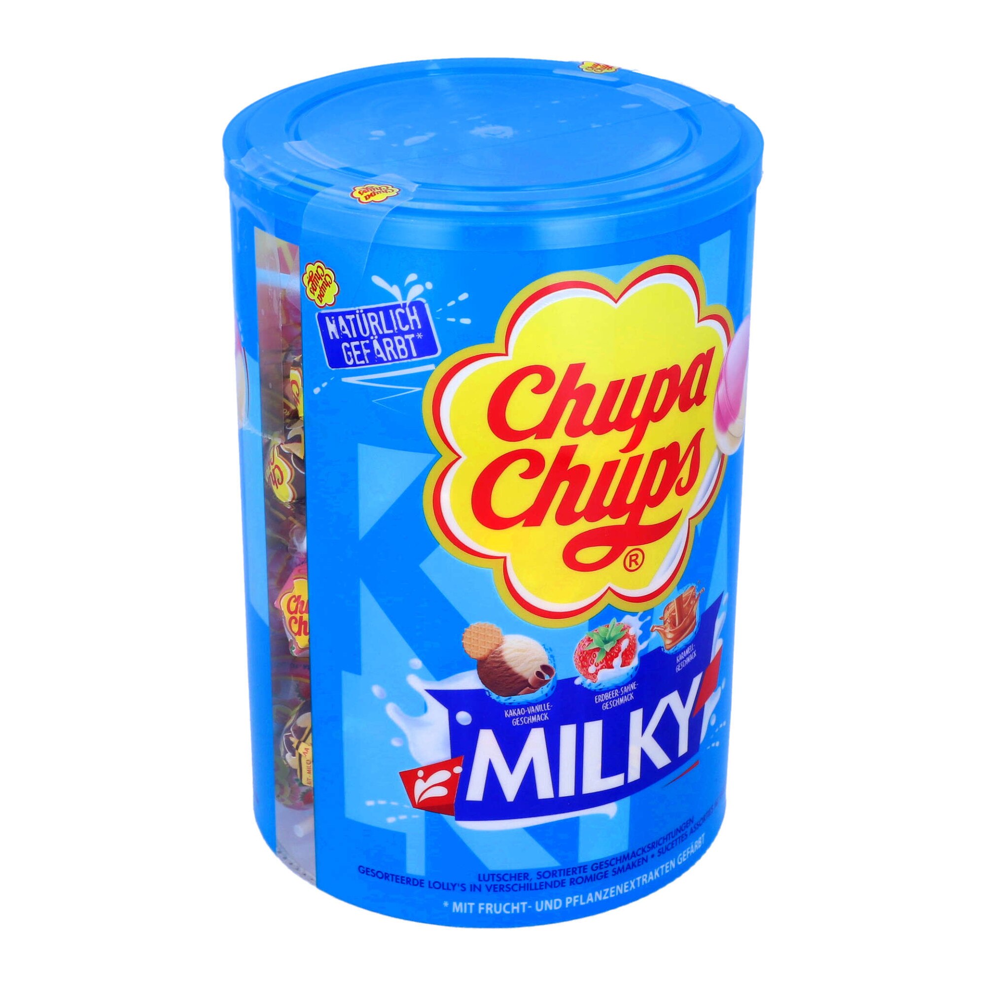 Set 100x Acadele asortate Chupa Chups, Lapte, 100 x 12g - eMAG.ro