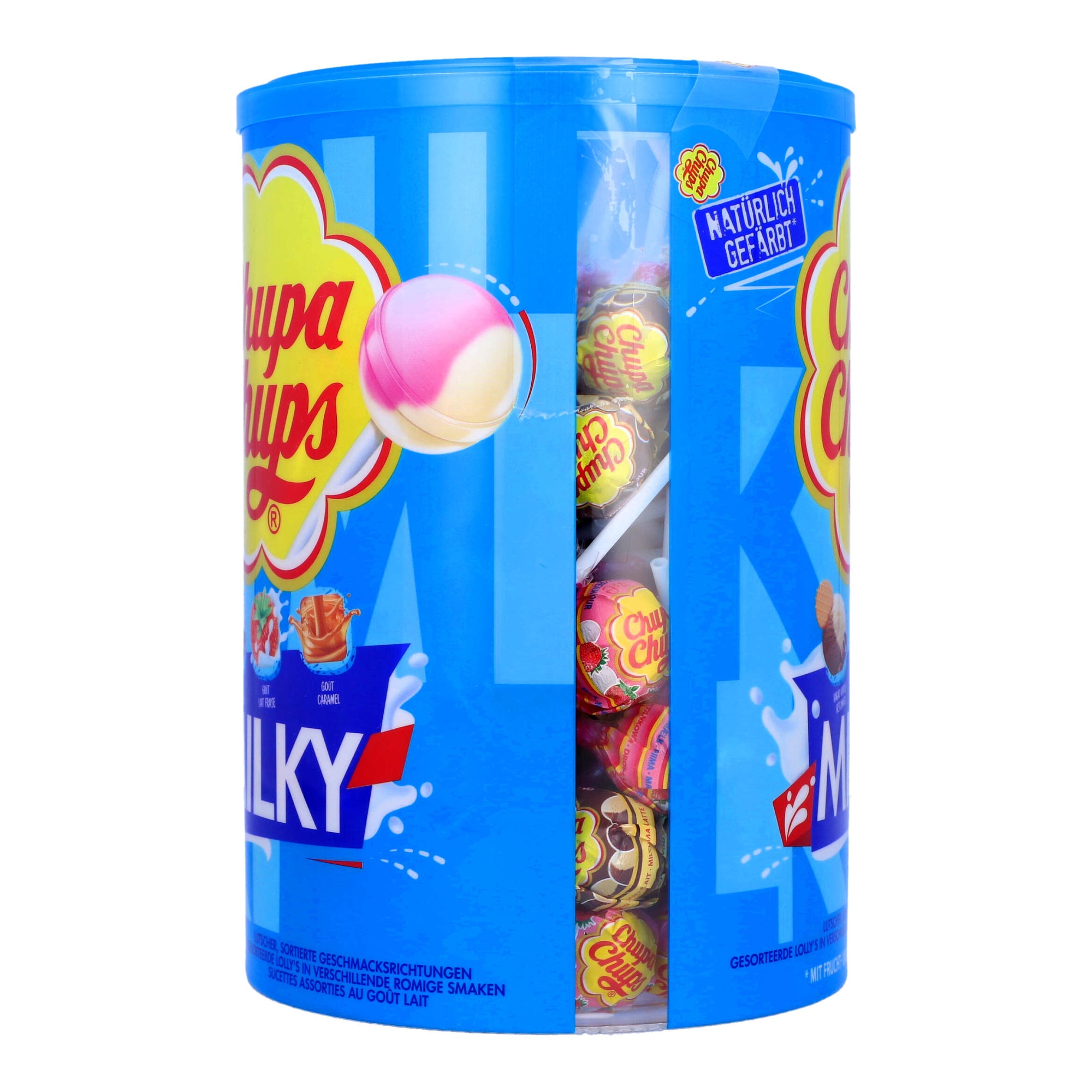 Set 100x Acadele asortate Chupa Chups, Lapte, 100 x 12g - eMAG.ro