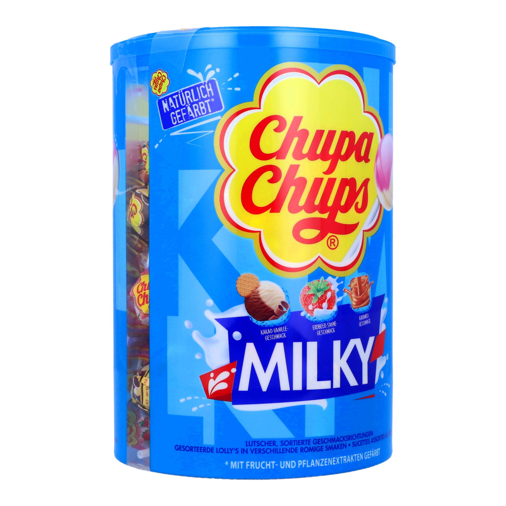 Set 100x Acadele asortate Chupa Chups, Lapte, 100 x 12g - eMAG.ro