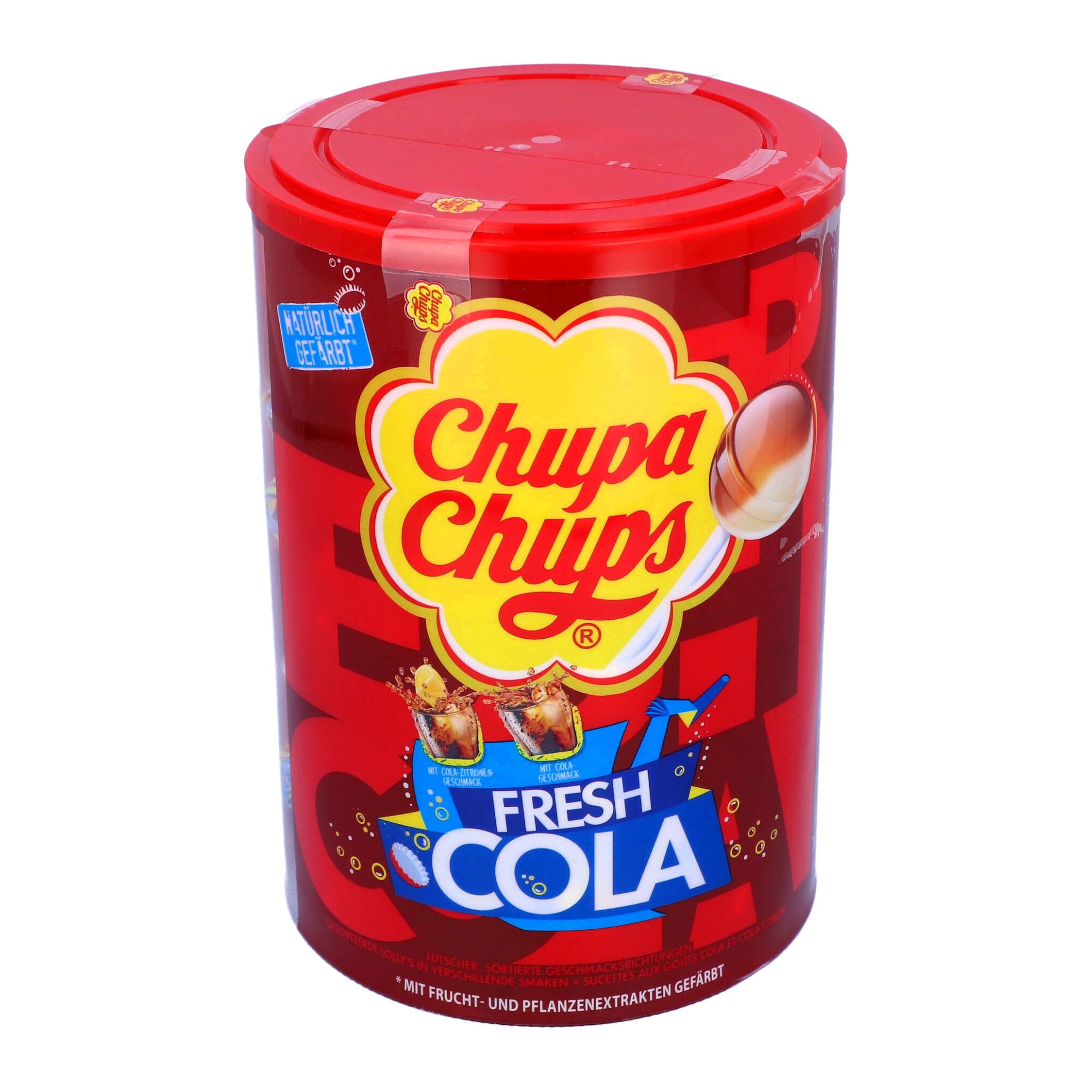Set 100x Acadele asortate Chupa Chups, Fresh Cola, 100 x 12g - eMAG.ro