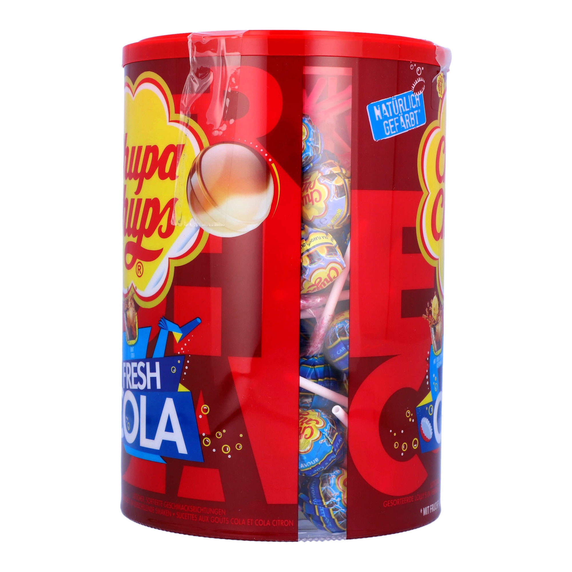Set 100x Acadele Asortate Chupa Chups Fresh Cola 100 X 12g Emagro