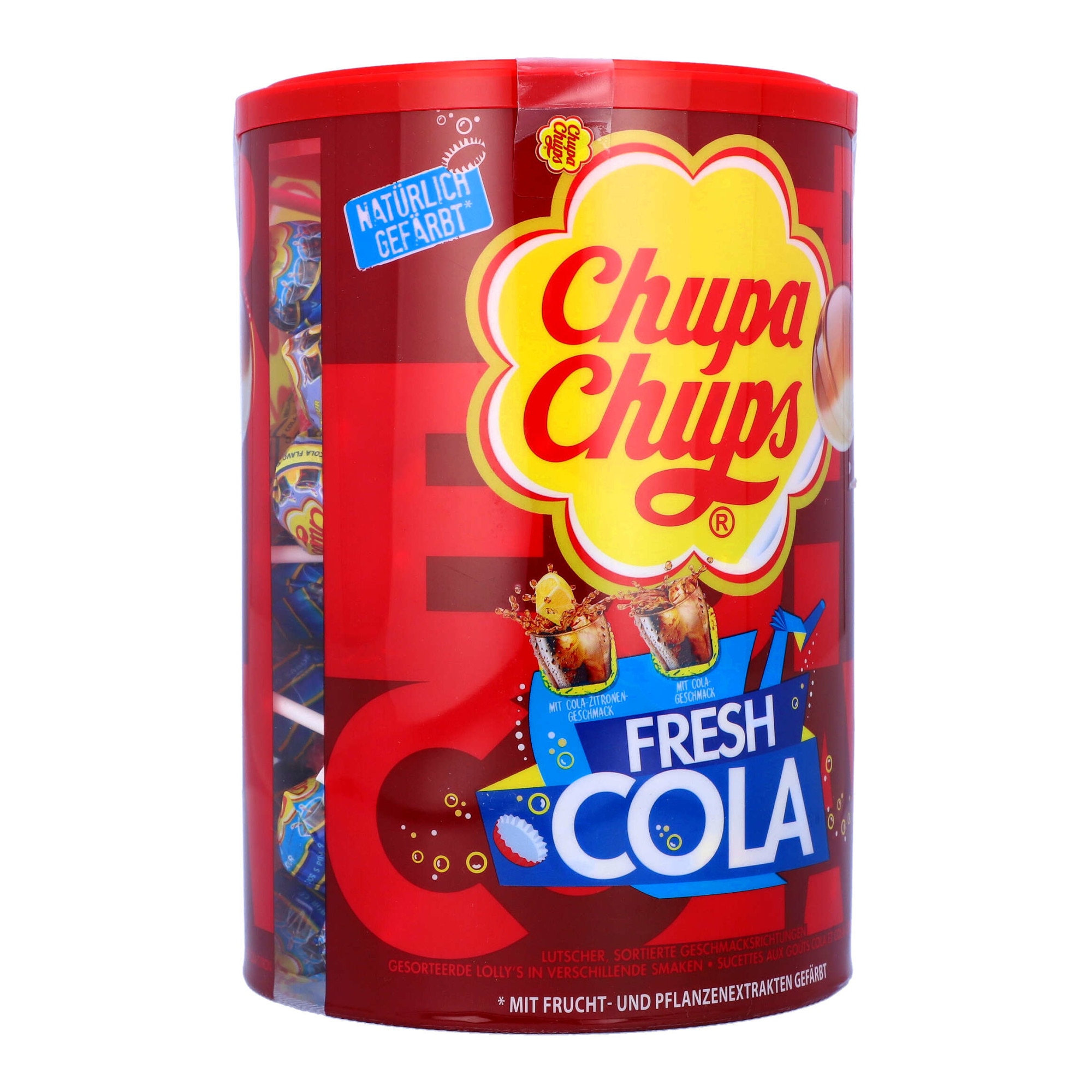 Set 100x Acadele asortate Chupa Chups, Fresh Cola, 100 x 12g - eMAG.ro