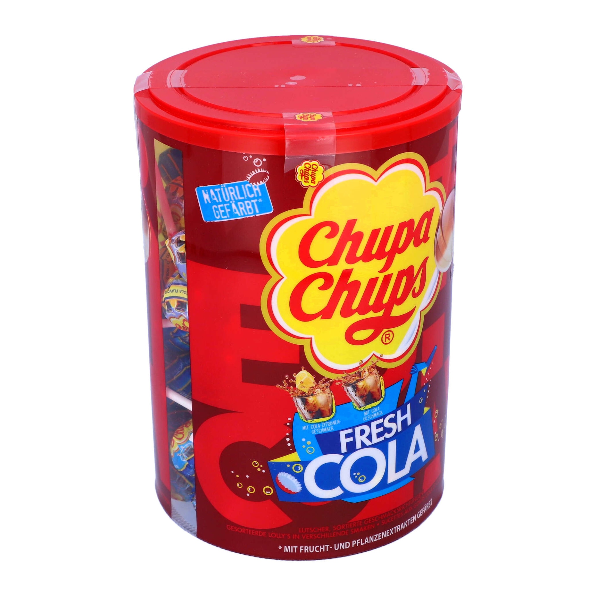 Set 100x Acadele asortate Chupa Chups, Fresh Cola, 100 x 12g - eMAG.ro