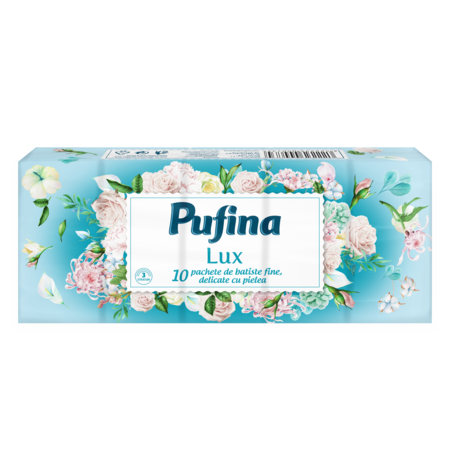 Batiste nazale Pufina Lux, 3 straturi, 10 pachete - eMAG.ro
