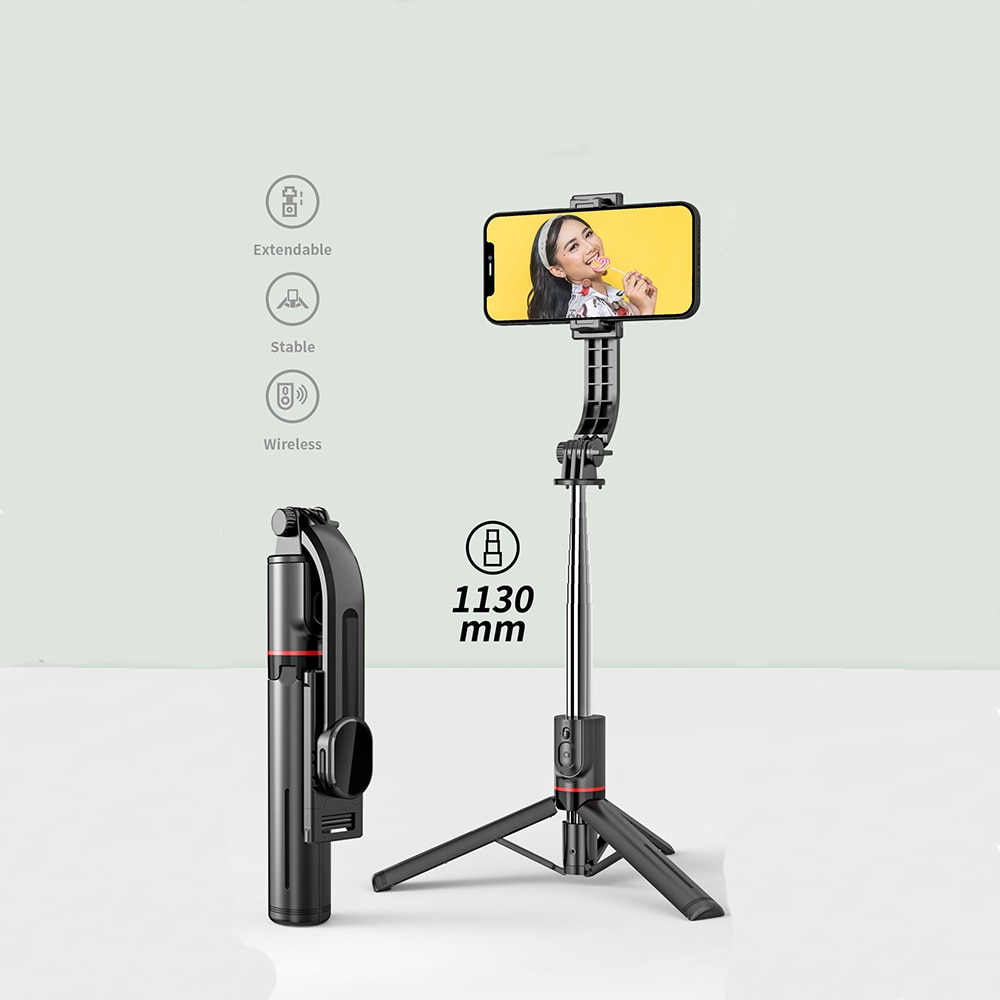 Selfie Stick Cu Trepied Telescopic Si Telecomanda Wireless Bluetooth