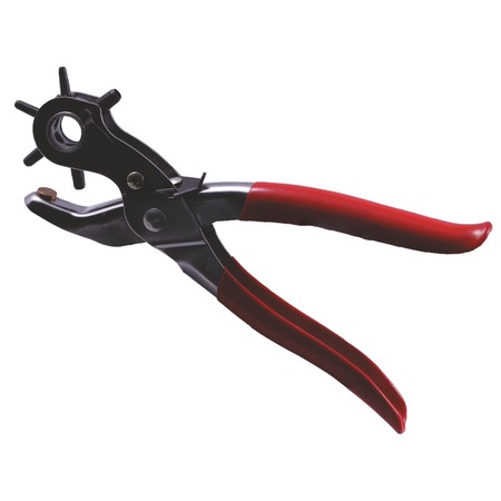 Cleste gaurit, capsat si nituit curele din piele, 6 capete, 210 mm ...