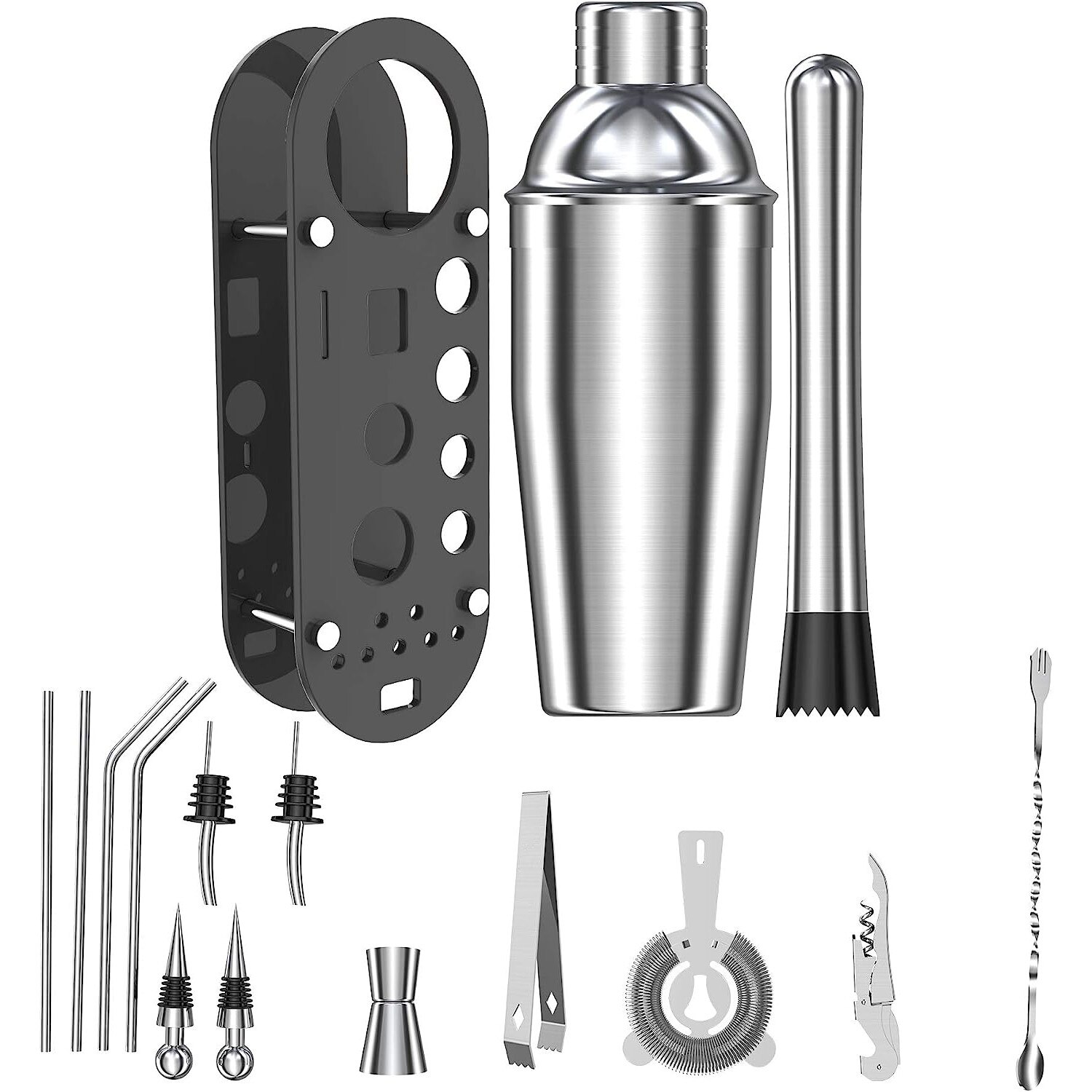 Set complet de barman: pregateste bauturi perfecte cu acest set elegant ...