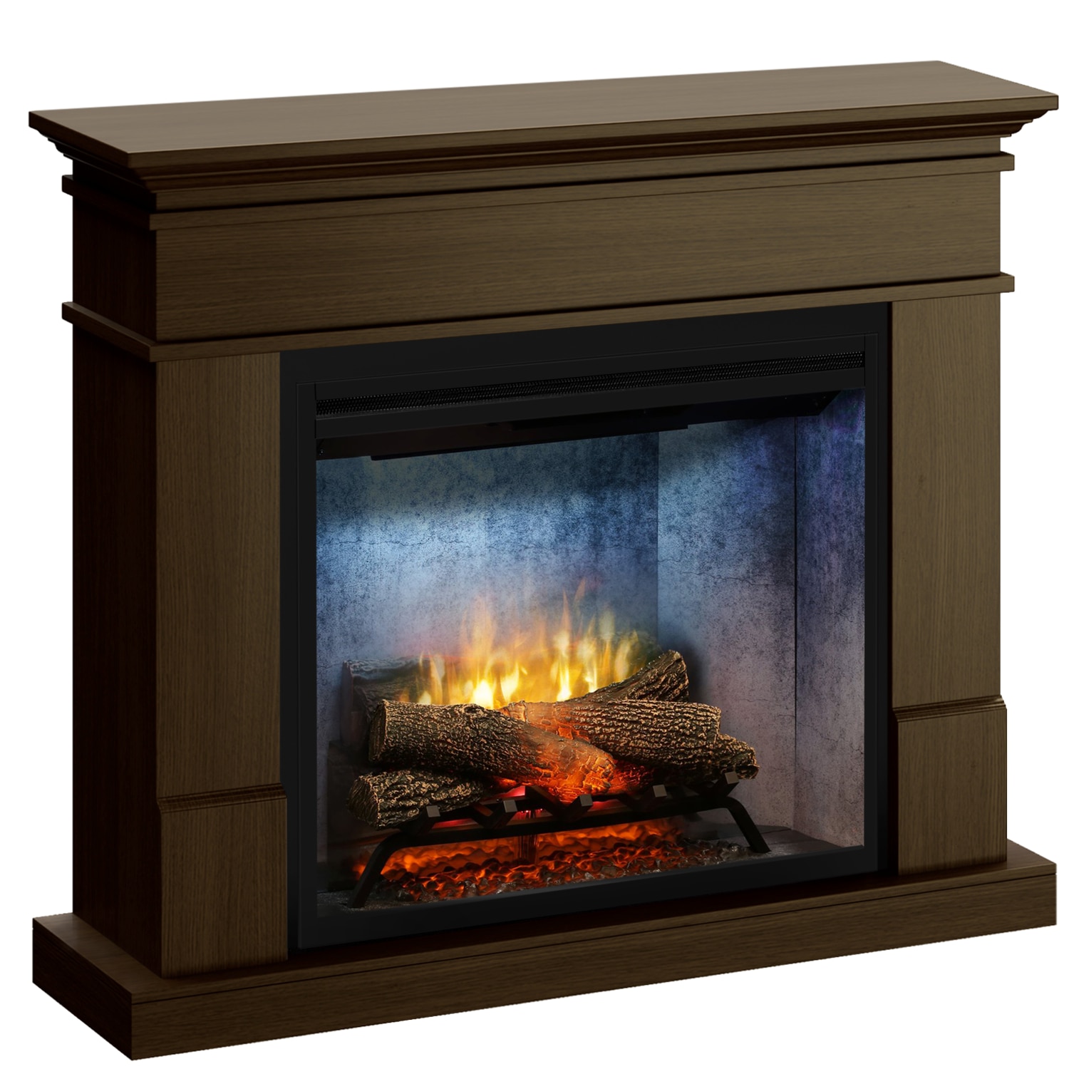 Semineu electric Lisabona Premium Nuc 125 x 107 x 37cm, cu focar ...