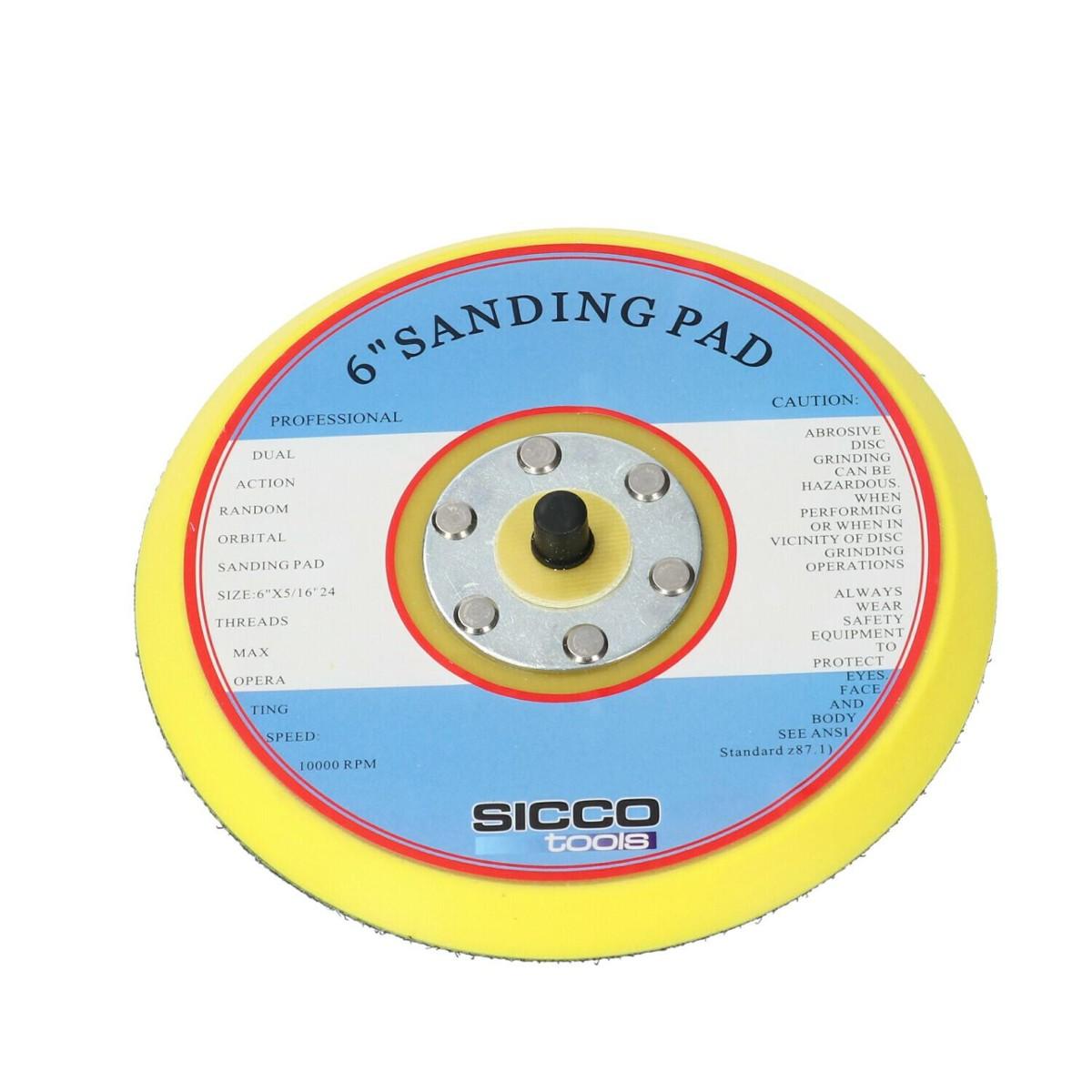 Disc Velcro pentru masina de slefuit orbitala fara gauri 150mm, SICCO ...