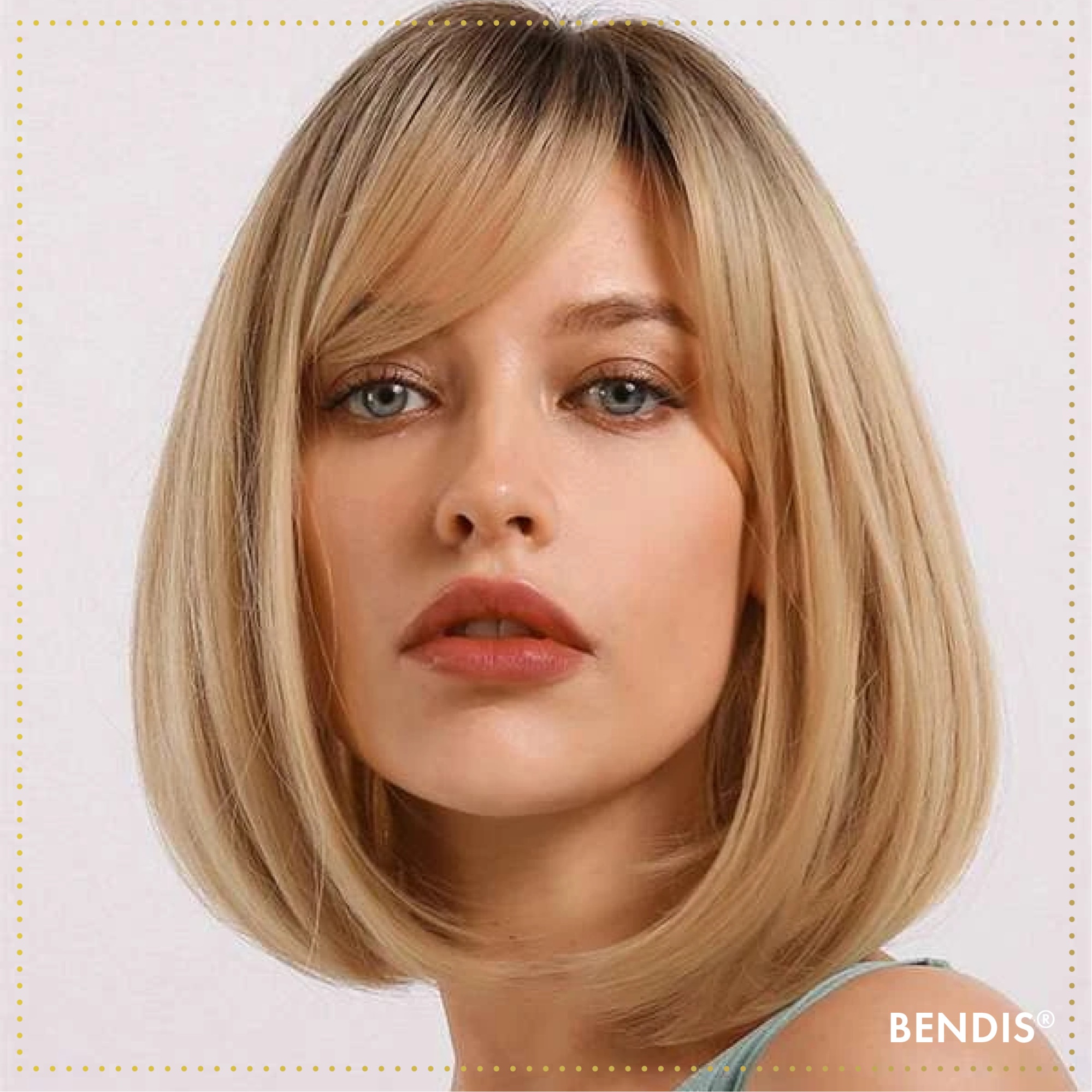 Peruca dama, culoarea Blond natural mediu, fibra Premium Futura Heat cu ...
