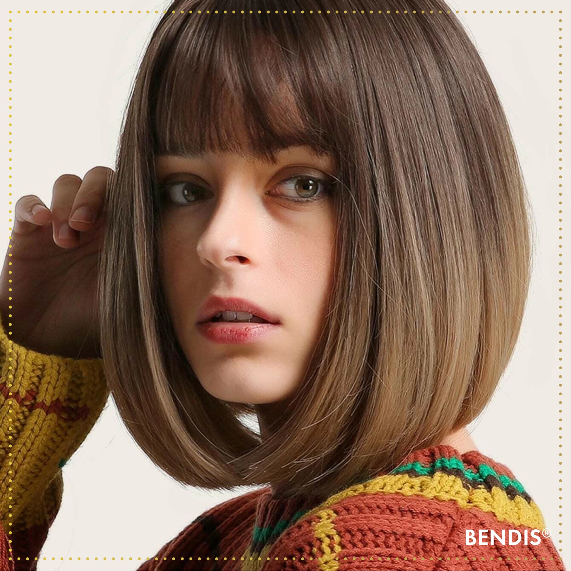 Peruca dama, culoarea Blond Castaniu Ombre, fibra Premium Futura Heat ...