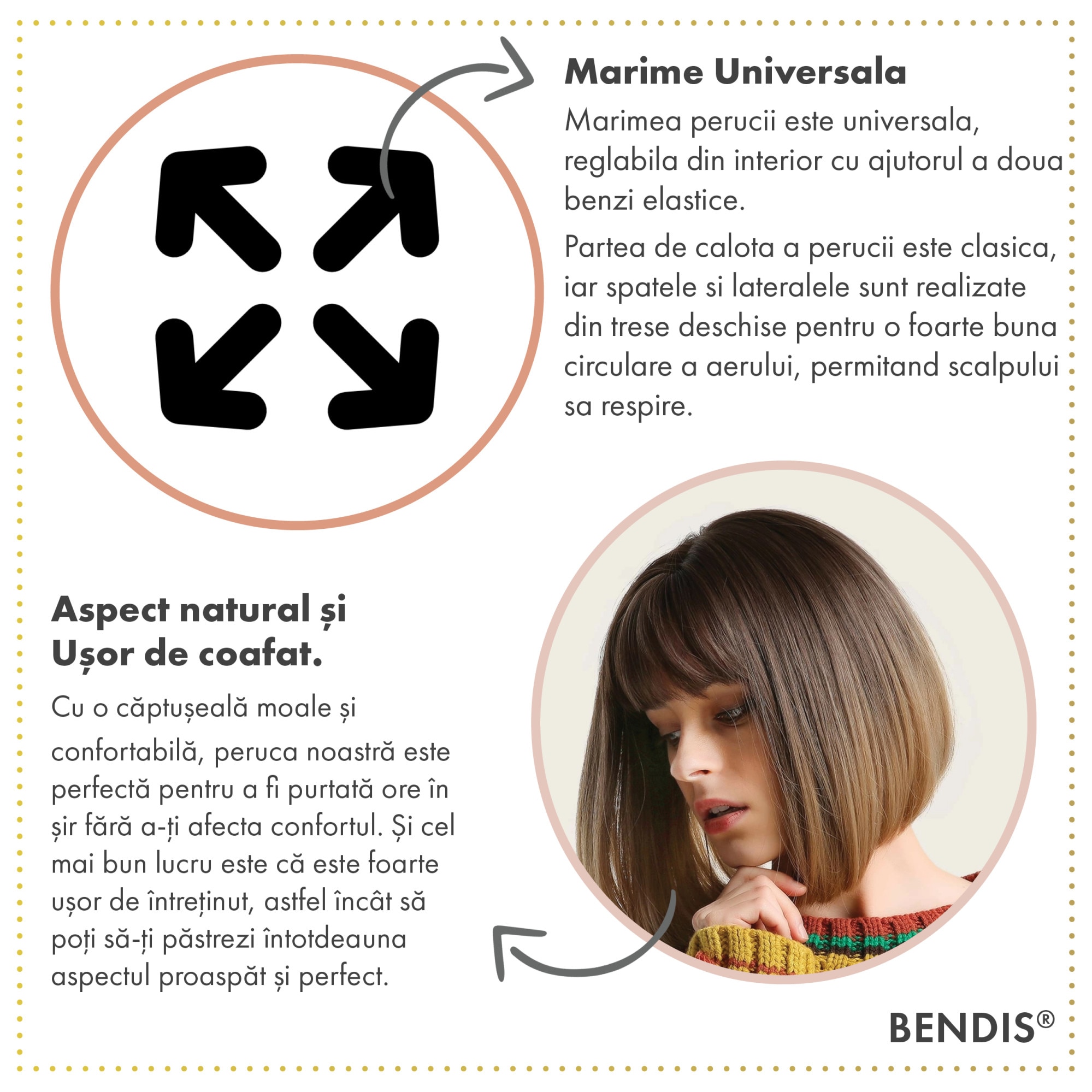 Peruca dama, culoarea Blond Castaniu Ombre, fibra Premium Futura Heat ...