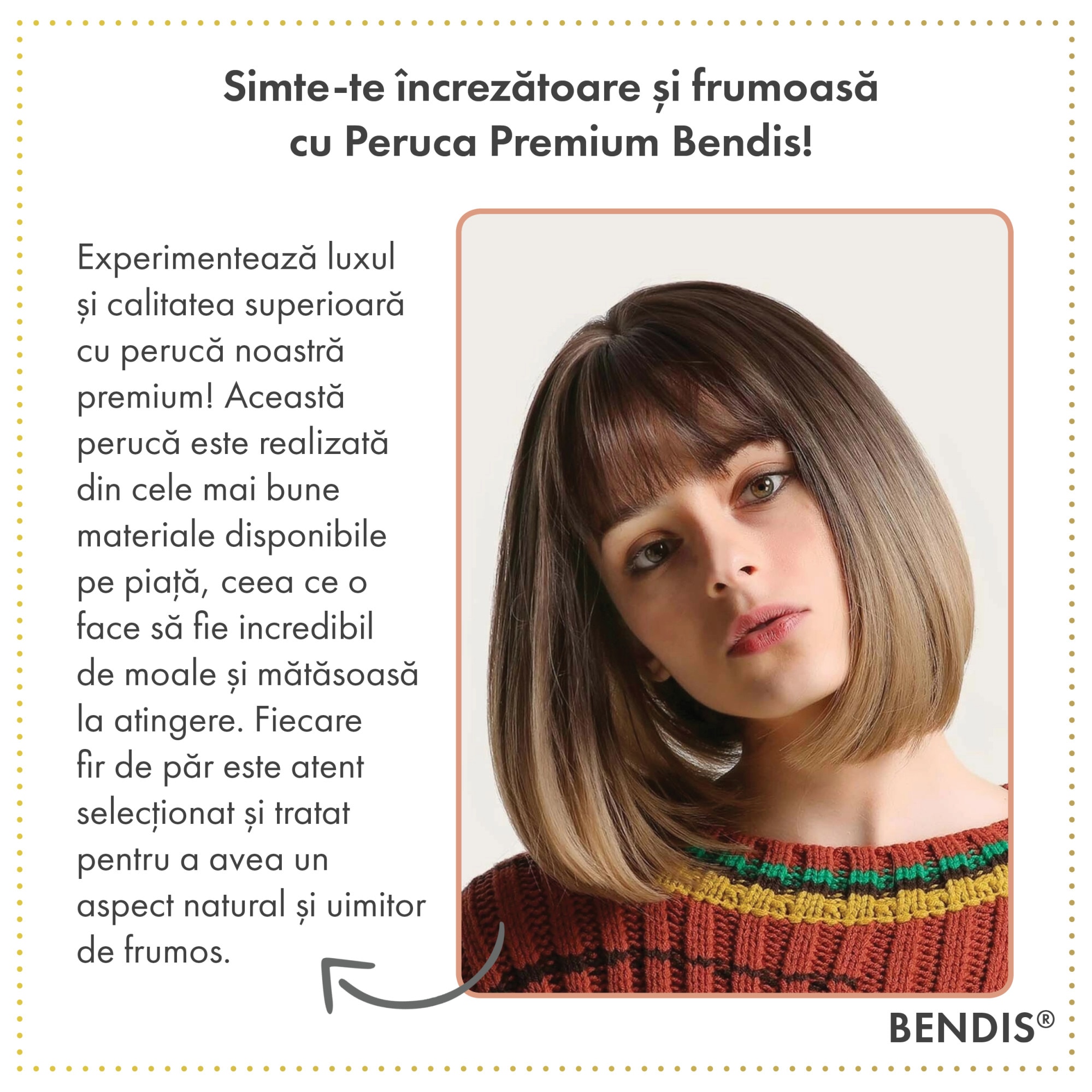 Peruca dama, culoarea Blond Castaniu Ombre, fibra Premium Futura Heat ...