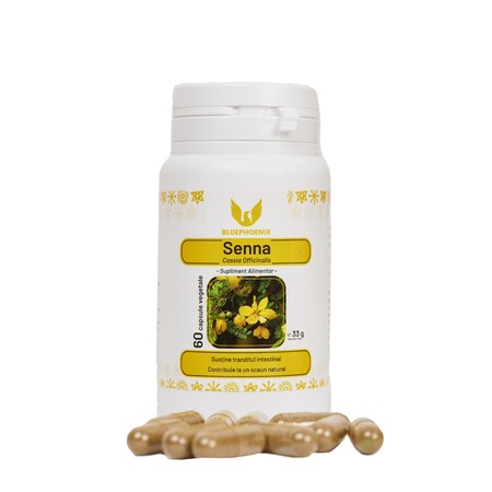 Senna, Supliment Alimentar, 60 capsule vegetale - eMAG.ro