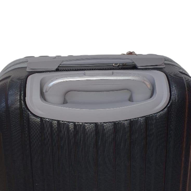 Set de 3 Valize de Voiaj Cu Carcasa Rigida, Negru Mat - eMAG.ro