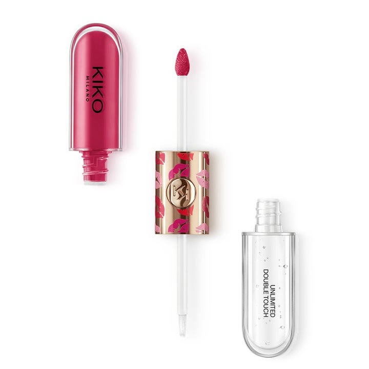 Ruj Unlimited Double Touch, Kiko Milano, lichid, mat/lucios, 145 ...