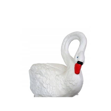 Ghiveci din plastic, model lebada alb, lungime 53 cm - eMAG.ro