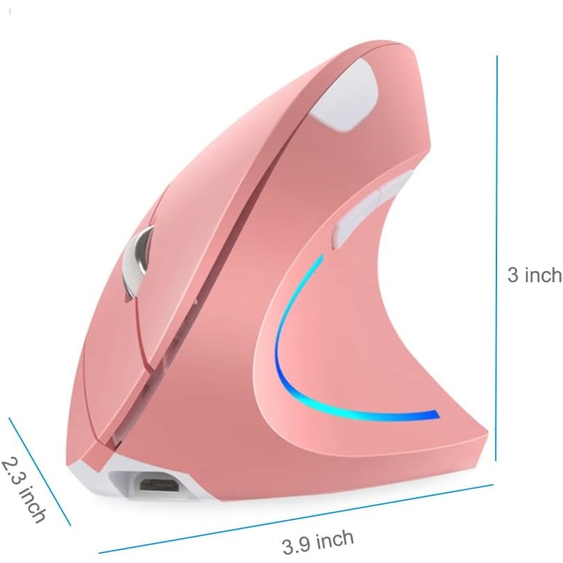 Mouse Ergonomic Wireless Vertical Excitat, silentios, 6 butoane ...