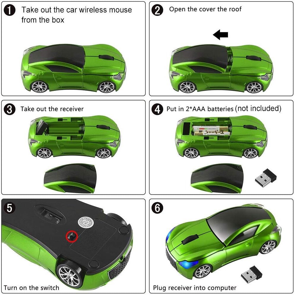 Mouse fara fir, Excitat, USB, portabil, 1600 dpi, auto, verde - eMAG.ro