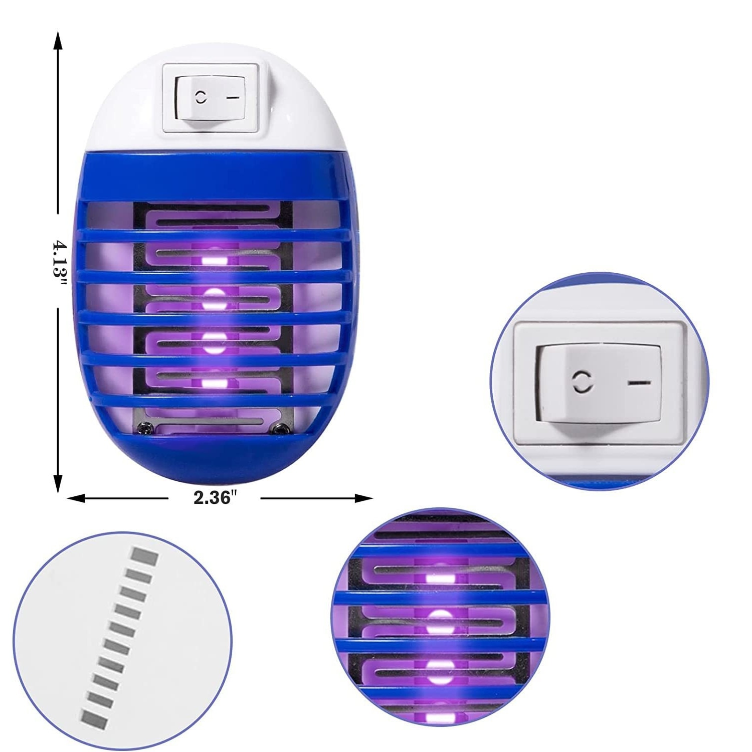 Aparat electric anti-tantari pentru interior, Sunmostar, Mov - eMAG.ro