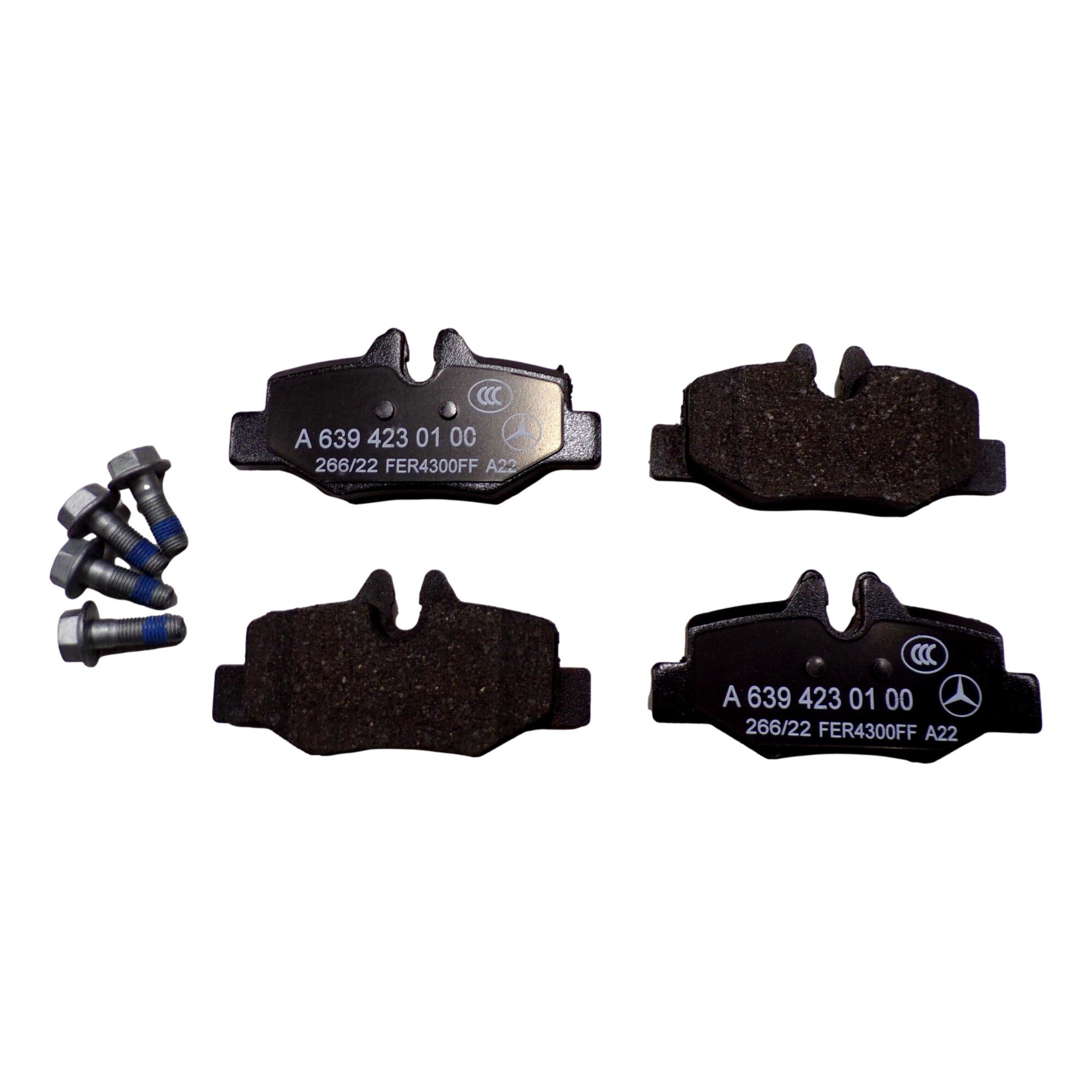 Hátsó fékbetét készlet, Mercedes-Benz, Vito Viano, W639, Fekete - eMAG.hu